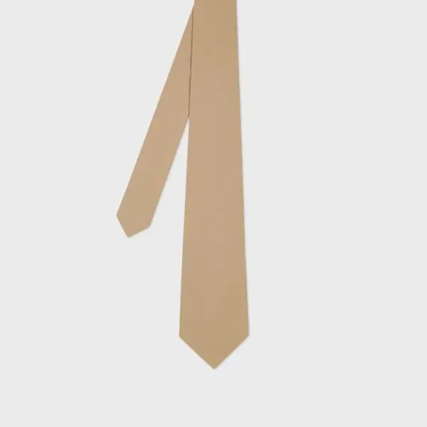 Paul Smith Cotton Neck Tie - Brown