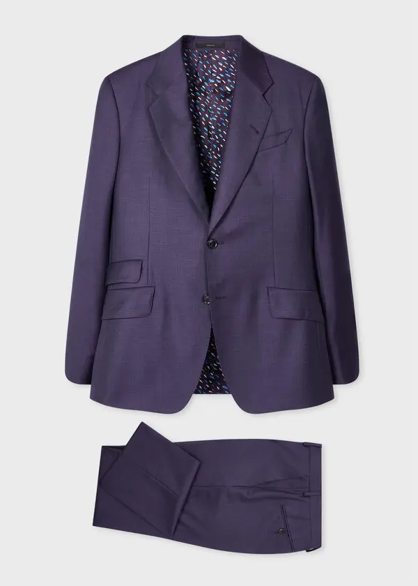 Paul Smith Wool Suit - Purple
