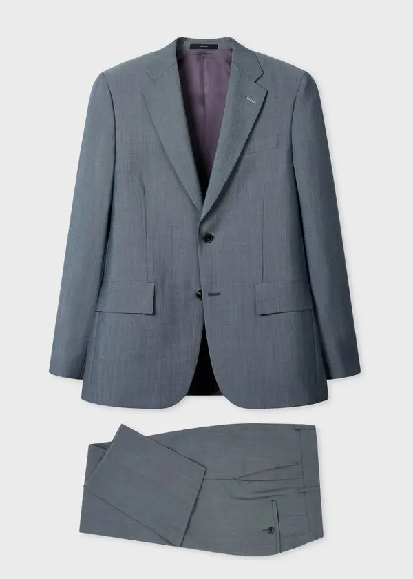Paul Smith The Brierley Soft Wool-mohair Suit - Blue