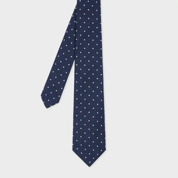 Paul Smith Polka Dot Neck Tie - Blue