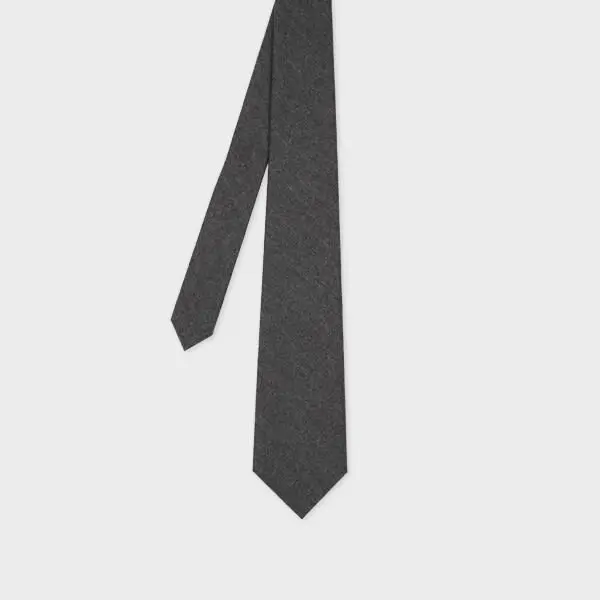Paul Smith Cashmere-blend Neck Tie - Grey