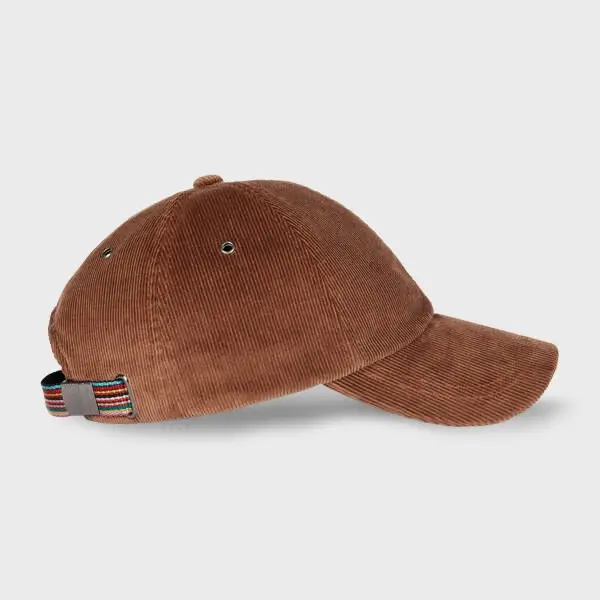 Paul Smith Corduroy Baseball Cap - Brown