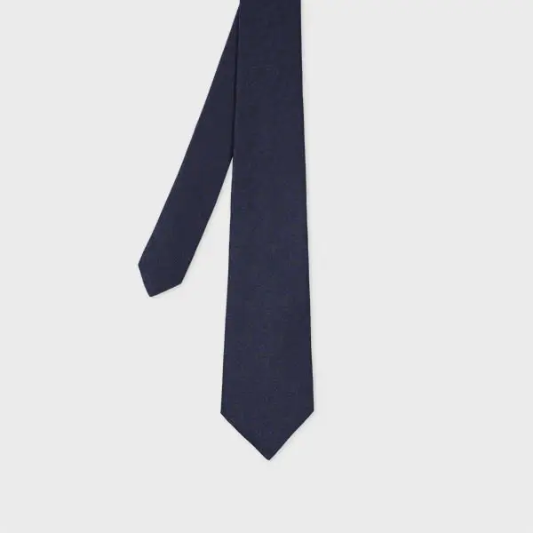 Paul Smith Jacquard Silk Neck Tie - Blue