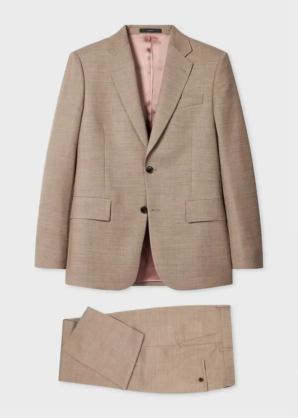 Paul Smith The Brierley Tan Tropical Wool Suit