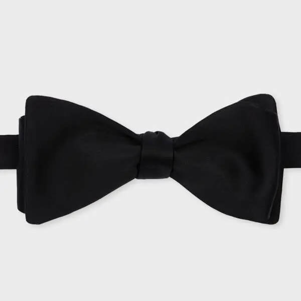 Paul Smith Plain Satin Bow Tie - Black