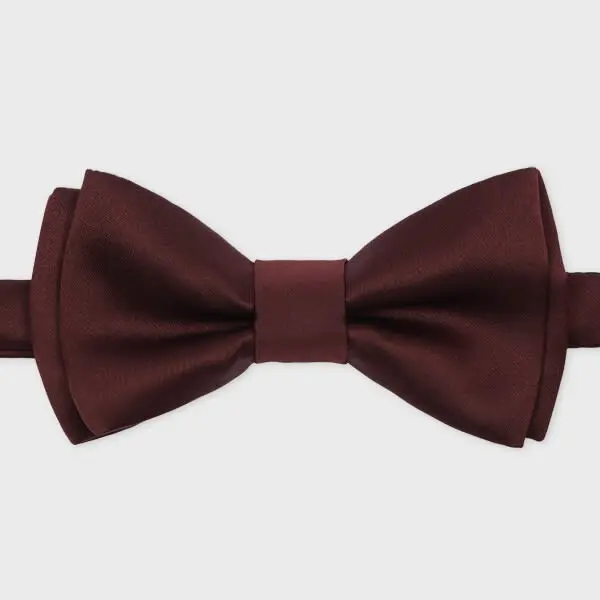 Paul Smith Satin Bow Tie - Red