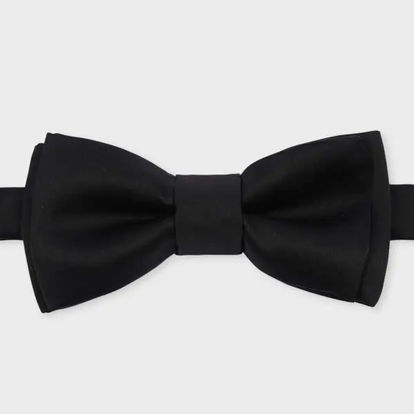 Paul Smith Satin Bow Tie - Black