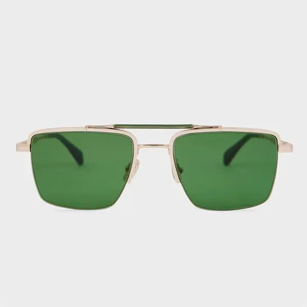 Paul Smith Gold And Green 'landor' Sunglasses - Multicolour