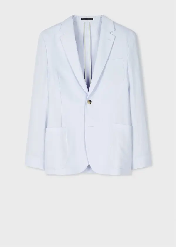 Paul Smith Pale Linen Unlined Blazer