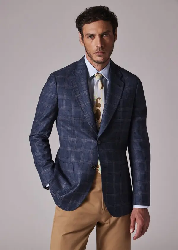 Paul Smith Wool-cashmere Check Buggy-lined Blazer