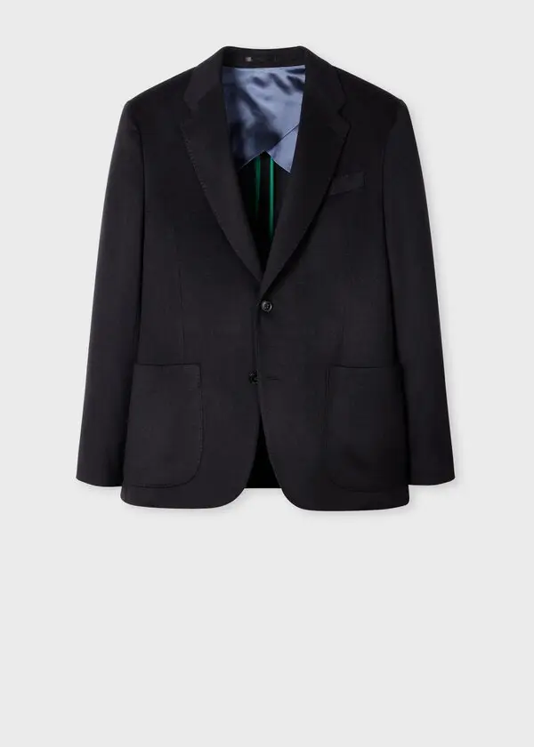 Paul Smith Navy Cashmere Two-button Blazer