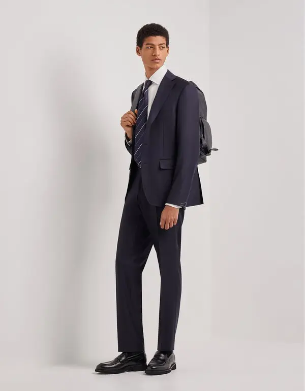Canali Suit In Navy 150's Wool - Blue