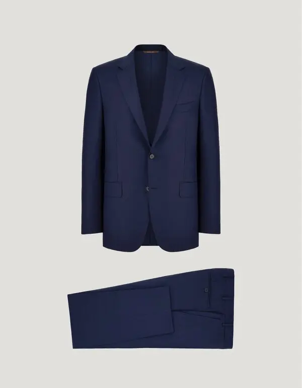 Canali Suit In Wool - Blue