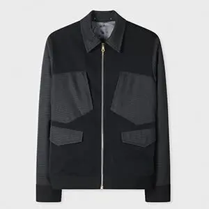 Paul Smith Wool And Cotton-blend Mix-up Jacket