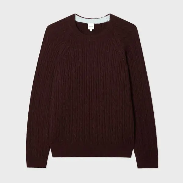 Paul Smith Alpaca-blend Cable Knit Sweater