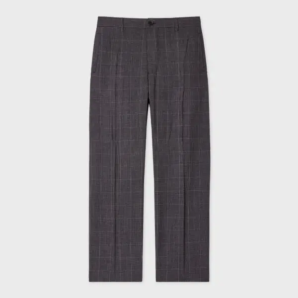 Paul Smith Check Stretch-wool Trousers