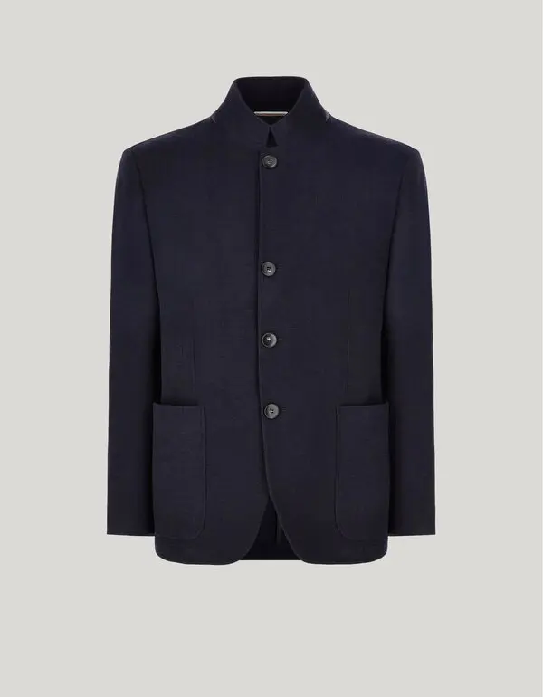 Canali Wool And Cotton Jacket