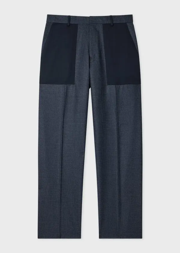 Paul Smith Check Wool Trousers
