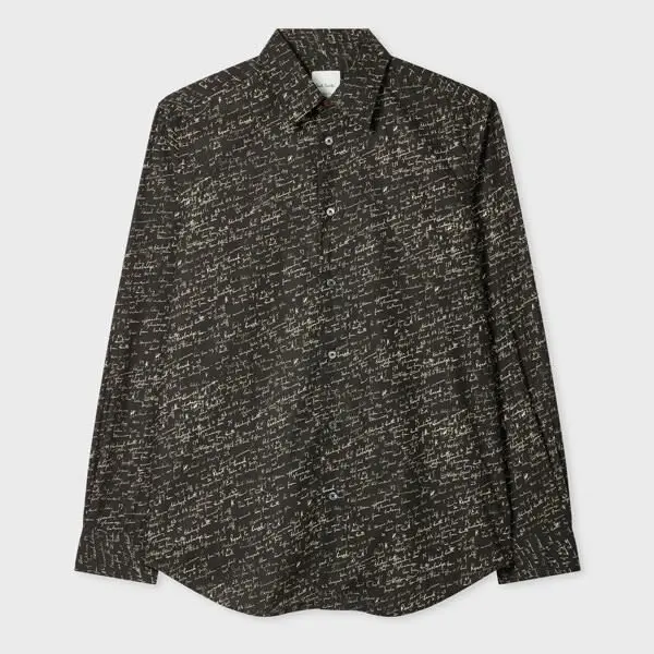 Paul Smith Slide Notes' Print Shirt