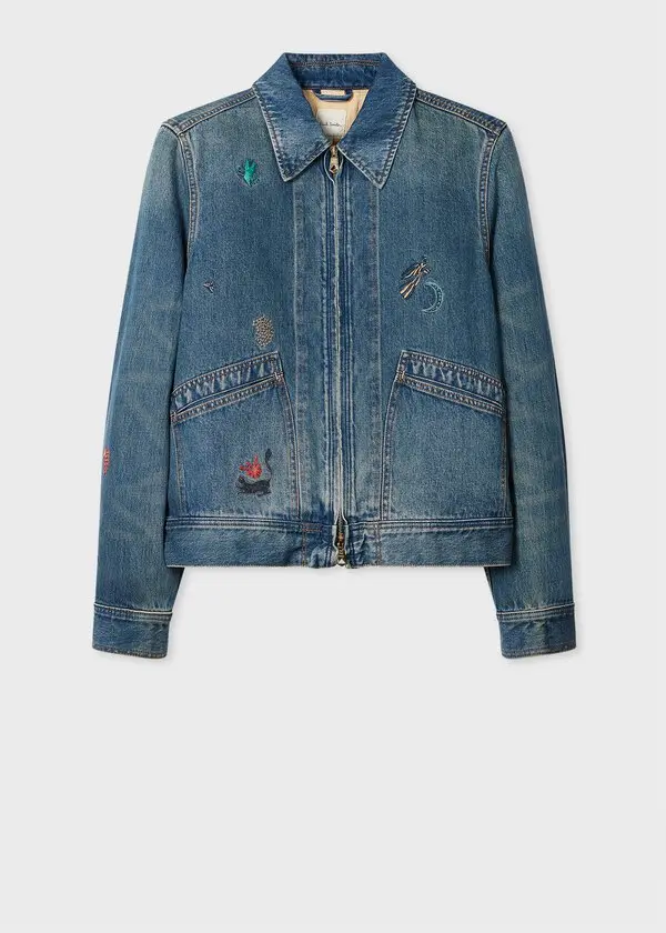 Paul Smith Embroidered Denim Jacket