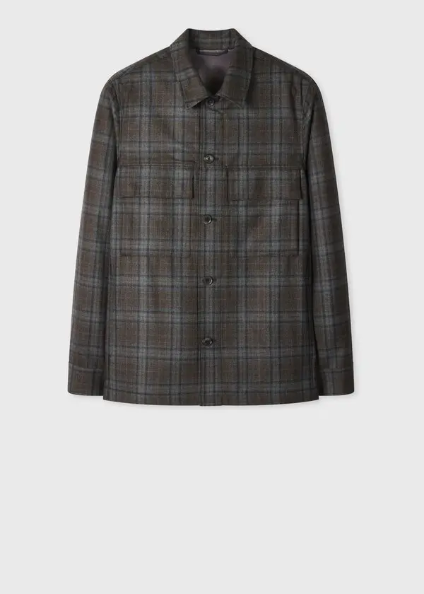 Paul Smith Check Wool Overshirt