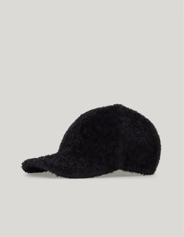 Canali Wool And Alpaca Baseball Cap - Black