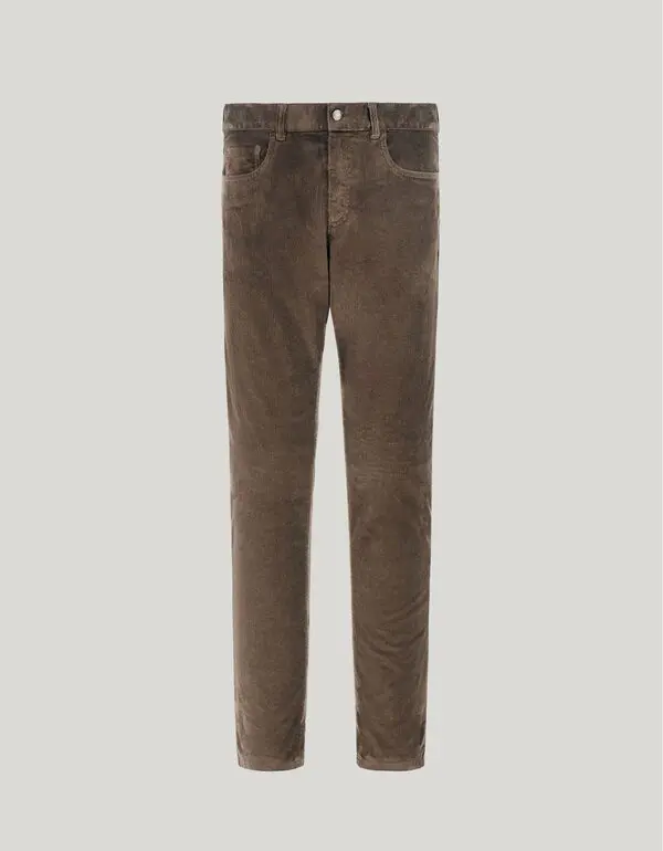 Canali Regular Fit Corduroy Pants