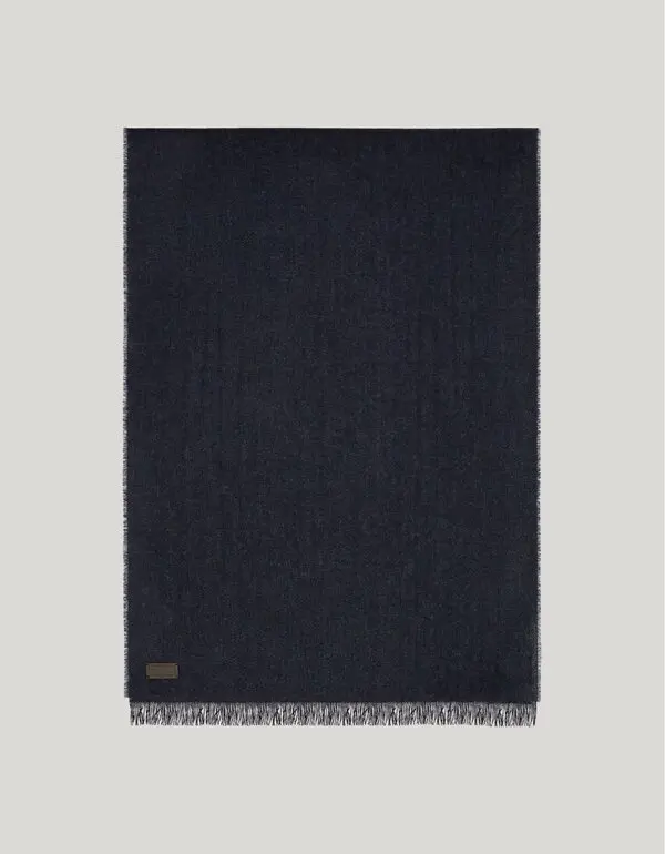 Canali Pure Cashmere Scarf - Blue