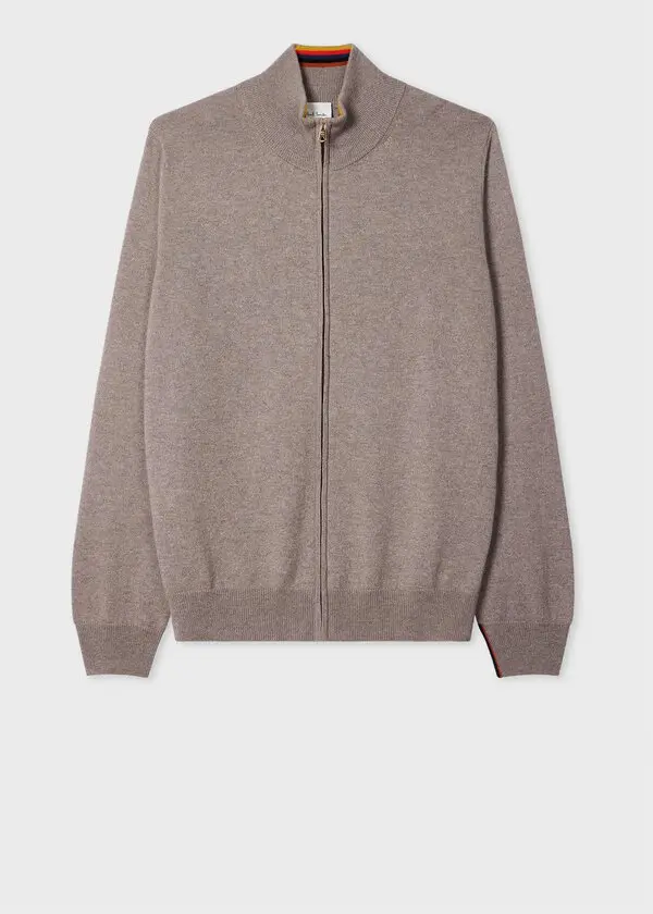 Paul Smith Cashmere Full-zip Cardigan