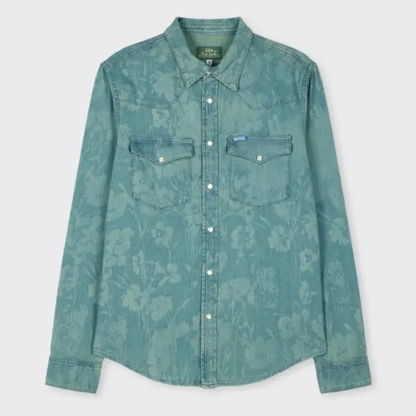 PAUL SMITH + LEE Western Shirt - Green
