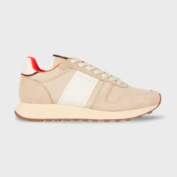 Paul Smith Ecru 'eighties' Trainers