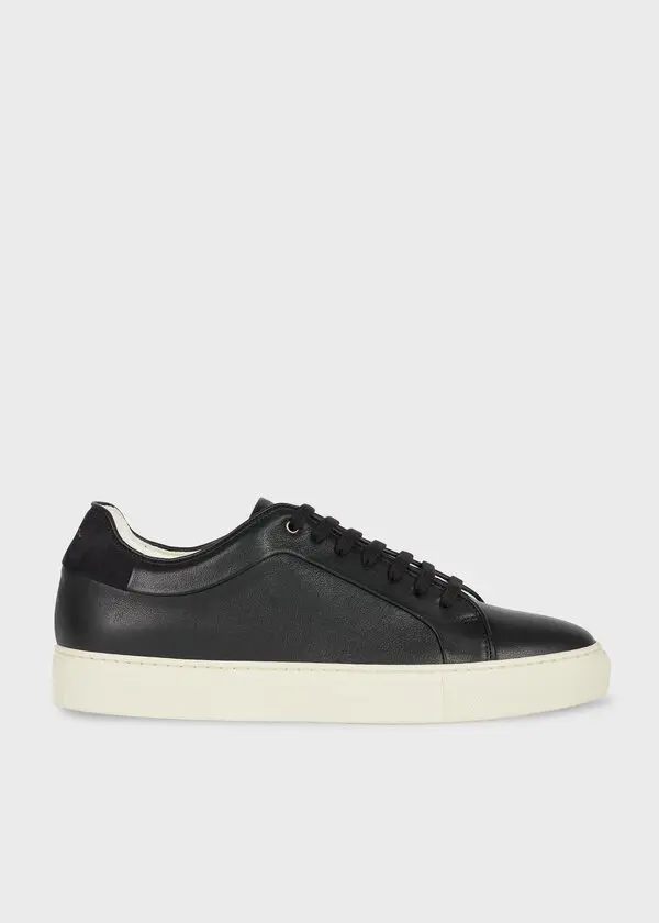 Paul Smith Leather Trainers With Cream Soles