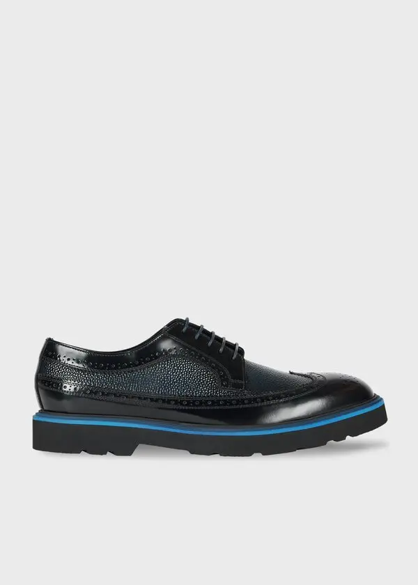 Paul Smith Pebble Embossed Leather Brogues