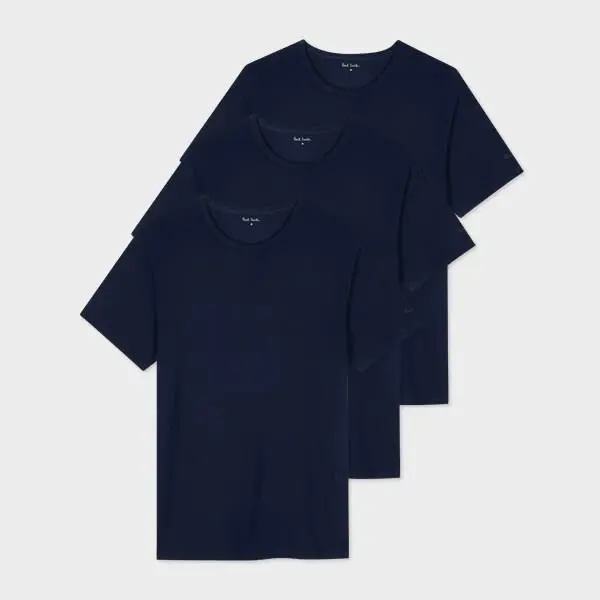 Paul Smith Navy Modal Lounge T-shirts Three Pack