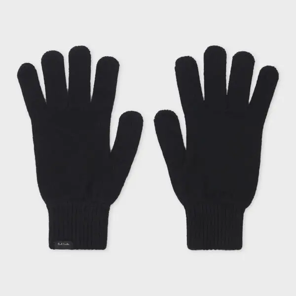 Paul Smith Knitted Gloves - Black