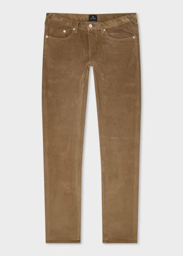 Paul Smith Tapered-fit Corduroy Trousers - Brown