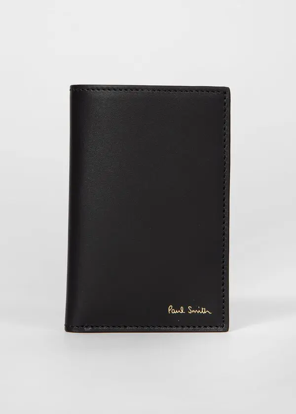 Paul Smith Signature Stripe' Interior Leather Credit Card Wallet