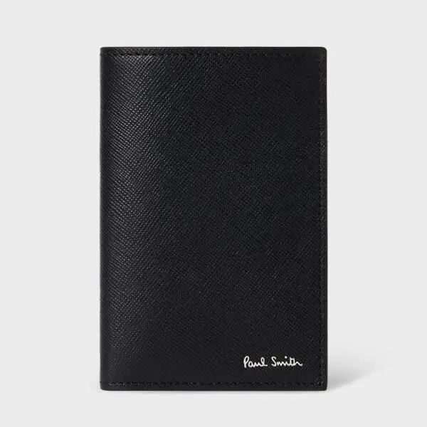 Paul Smith Leather 'pixelated Mini' Card Wallet - Black