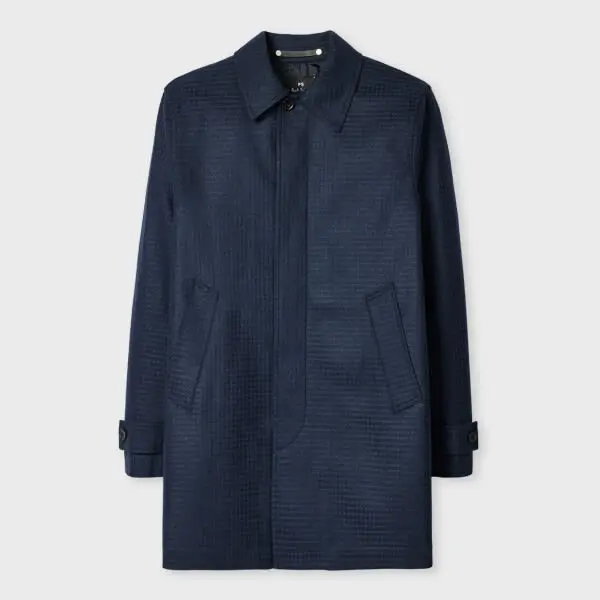 Paul Smith Wool-blend Check Coat
