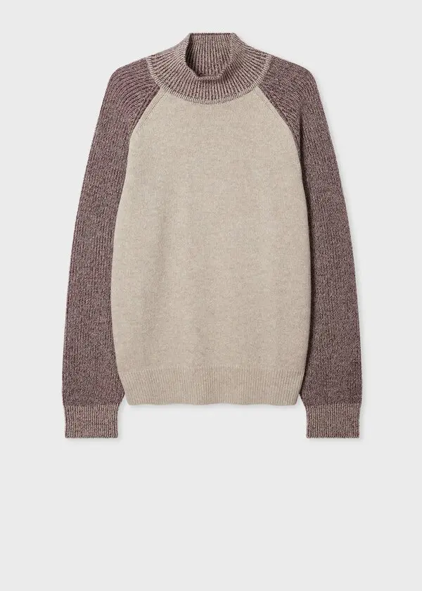 Paul Smith Ribbed Roll Neck Sweater