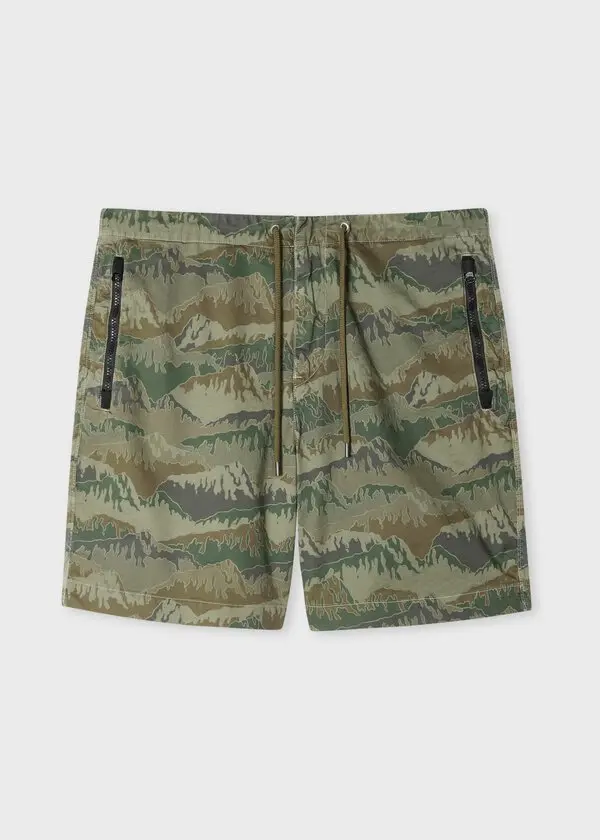 Paul Smith Camouflage Print Shorts