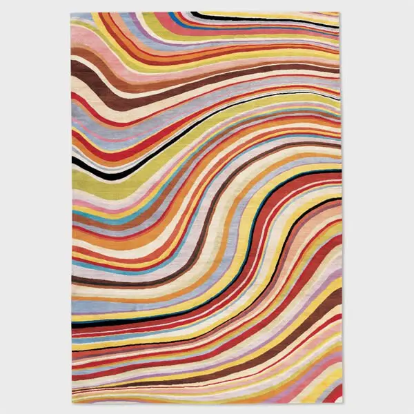 THE RUG COMPANY Paul Smith For Swirl Rug - Multicolour