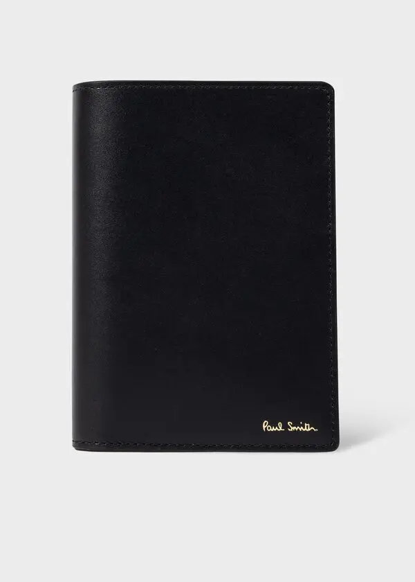 Paul Smith Signature Stripe' Interior Leather Passport Cover