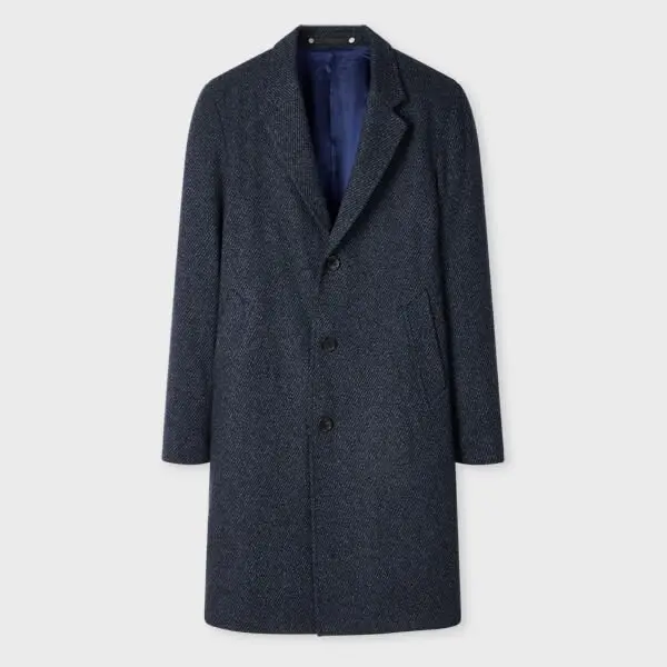 Paul Smith Textured Wool-blend Twill Overcoat