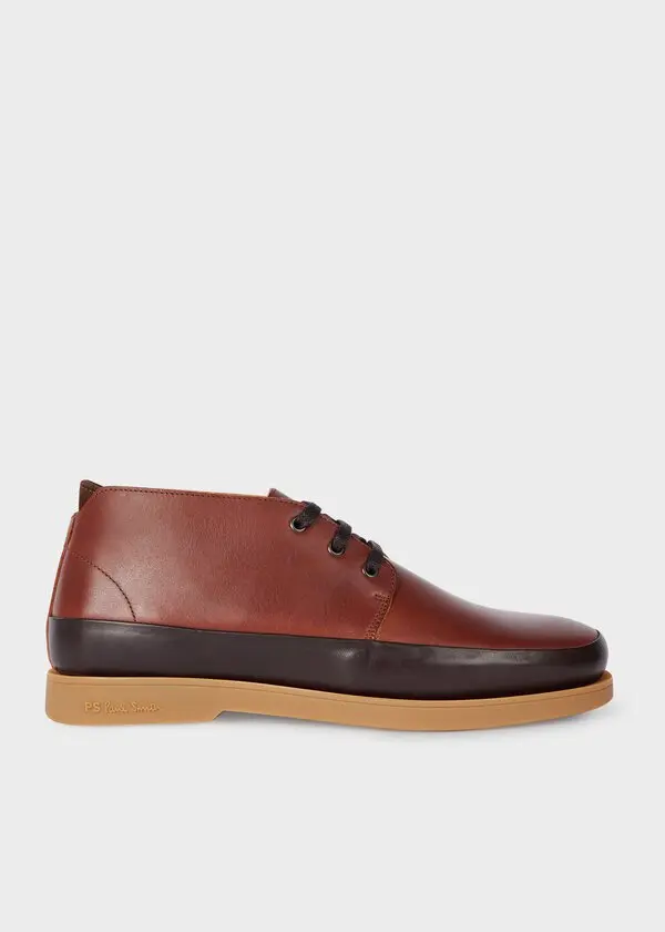 Paul Smith Leather Chukka Boots