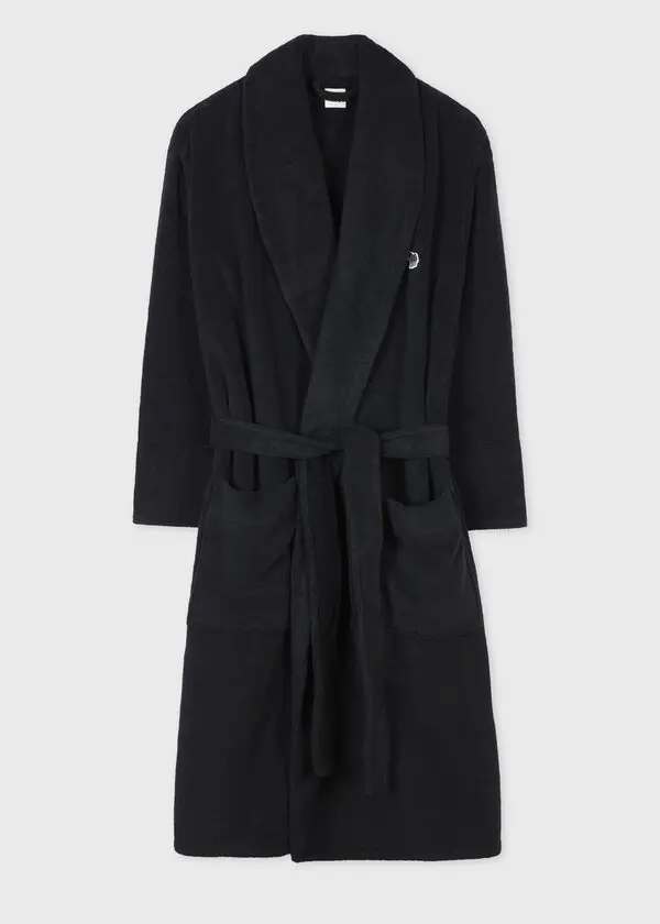 Paul Smith Zebra Logo Towelling Dressing Gown