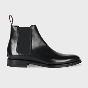 Paul Smith Leather 'augustus' Boots - Black