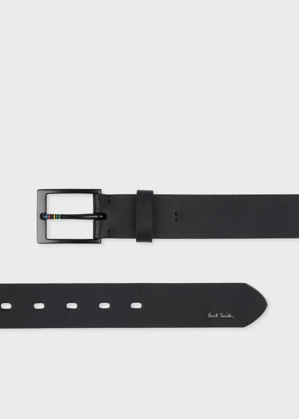 Paul Smith Leather Belt - Black