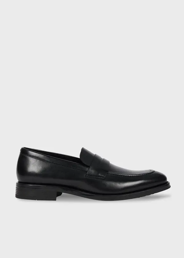 Paul Smith Leather 'pierce' Loafers - Black