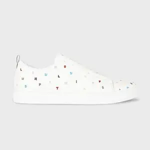 Paul Smith Lee Embroidered Trainers - White